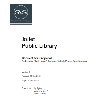 Bids & RFPs – Joliet Public Library